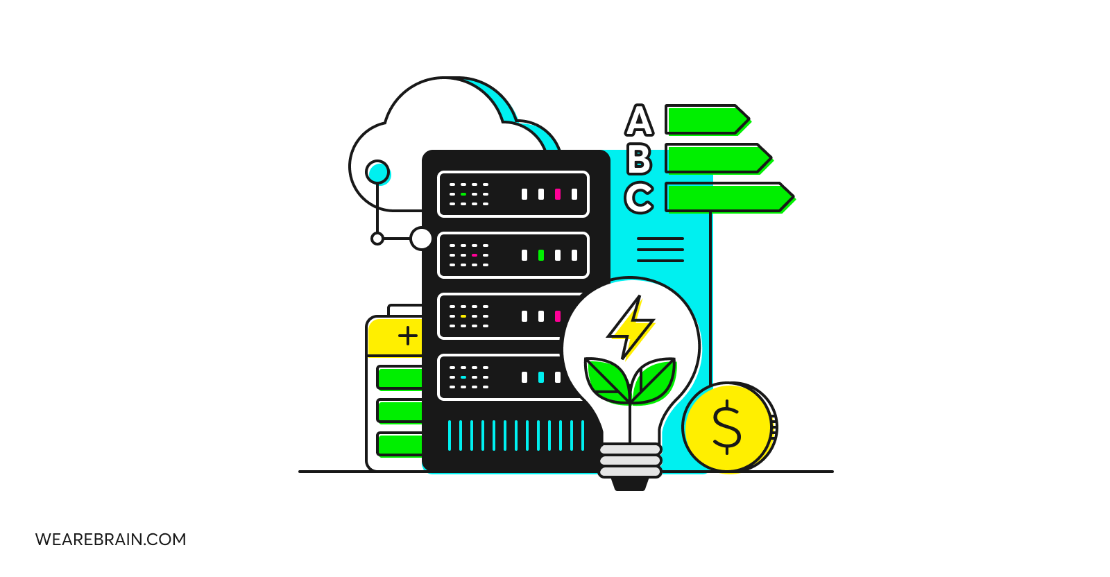 Energy-efficient servers: Powering green hosting - WeAreBrain